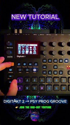 Digitakt 2 Psy-Prog Bass Trick ⚡