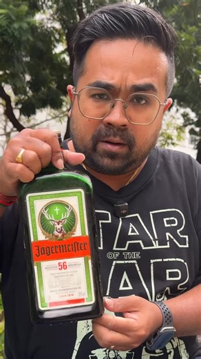 Singai Tamizhan Reviews on Instagram: "Most people know Jägermeister as a party drink — but did you know it’s actually a German herbal liqueur created to aid digestion? Crafted with 56 natural botanicals, this iconic drink offers a deep, complex flavour that’s both bold and refreshing. The best way to enjoy Jägermeister? Chill the bottle to -18°C and sip it neat — that’s when the true herbal notes shine through. Perfect as an after-meal digestif or a classy weekend indulgence. #jagermeister #jäg