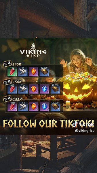 Viking Rise Follower Milestones Event Rewards