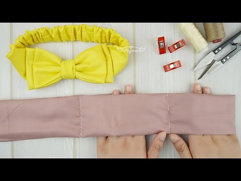 2in1 Double Bow Headband ❤️ Making Baby Bow Headbands the Easy Way
