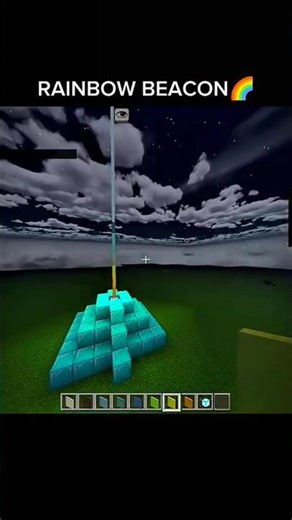 I Built A Rainbow House In Minecraft!