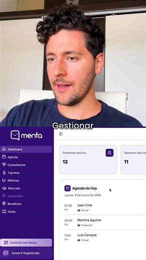 Menta on Instagram: "❌ Ya no va más esto de… – Agendar por WhatsApp – Confirmar por mensaje – Buscar turnos en mil lugares – Usar Calendar, notas, Excel y memoria – Y perder información en el camino Eso ya quedó viejo. Hoy, la gestión profesional necesita orden, trazabilidad y tiempo real. Y ahí es donde entra Menta 🚀 Con Menta podés: ✅ Gestionar turnos desde un solo lugar ✅ Tener resúmenes automáticos de cada sesión ✅ Sincronizar todo con Google Calendar ✅ Entrar a la videollamada desde la mis