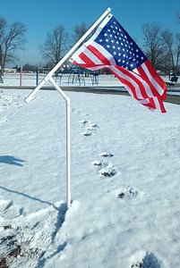 Mid Size 3/4" PVC FLAG POLE Uses 2'x3' Comes With Stake to Support Great for Camping (flag Not Included) - Etsy