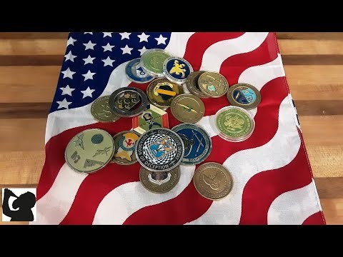 How I Made A Military Challenge Coin Display