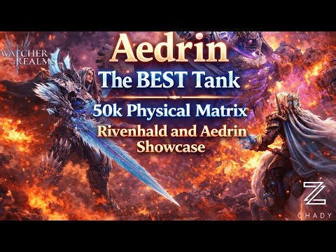 Aedrin is the BEST Tank!! | Spellbane Matrix 50k Run ft. Rivenhald | Watcher of Realms