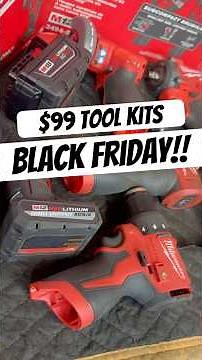 CRAZY $99 Milwaukee Black Friday Deals at Home Depot #tooldeals