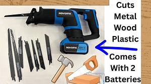 Watch Review-Cordless Reciprocating Saw 20V,Sawzall,handsaw for trees plastic and metal on Amazon Live