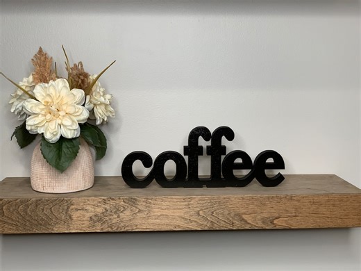 Coffee Sign Freestanding Table & Shelf Decor - Etsy