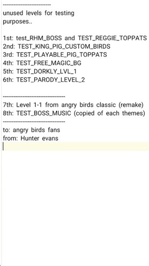 angry birds toppat pigs revenge unused levels list for the angry birds pc mods (a custom levels)