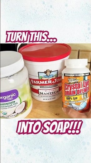 Simple Ingredient Homemade Soap, Easy beginner-friendly! #coldprocess #soap #diy #natural