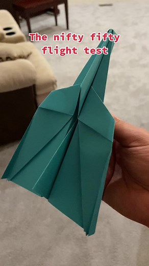 Ultimate Paper Airplane Challenge: Nifty Fifty Flight Test