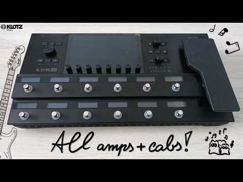 Line 6 Helix Stadium XL all amps and cabs! | The BIGGEST modeler in 2026? | with Fender Stratocaster