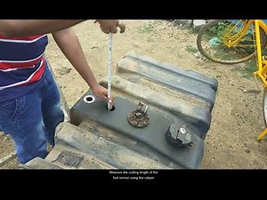Fuel sensor installation | Fuel level monitoring sensor | Fuel Monitoring System Installation video