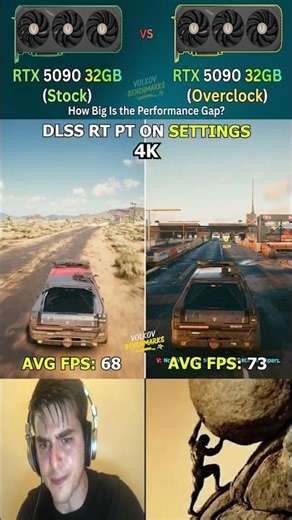 RTX 5090 Stock vs OC – Is Overclocking Worth It in 2026? #pcgaming #shorts #gaming