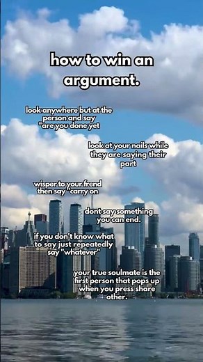 How to win an argument! #arguement