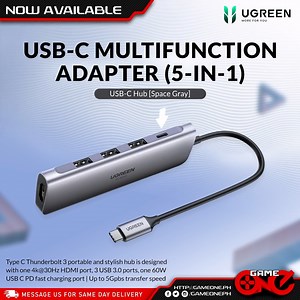 Streamline your work or entertainment setup with the Ugreen 5-in-1 USB-C Adapter [70495], offering 4K HDMI output, 100W PD charging port, and 3 USB 3.0 ports. ₱1,800.00* For online orders, just click here   https://bitly.ws/39bKW Visit our stores or website | Message us for same-day delivery (Mon-Sat/8am-2pm) *Prices are subject to change without prior notice. #Ugreen #usbcharging #Adapters #gameoneph | Game One PH | Facebook
