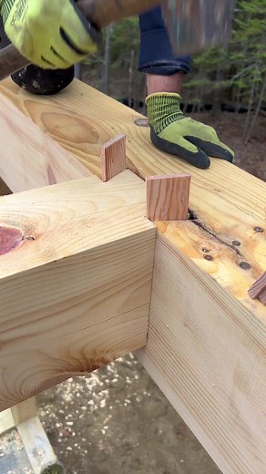 How to Shrink-Proof a Dovetail Joint for Timber Frame House Building