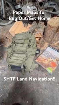 Paper Maps For SHTF Land Nav!