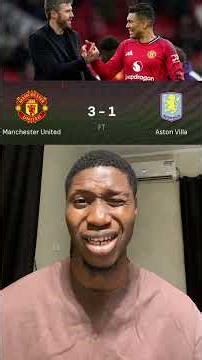 Manchester United 3–1 Aston Villa Match Reaction | Huge Premier League Result 🔥