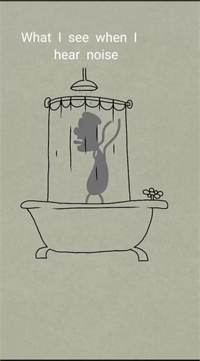 1.5M views · 50K reactions | What I see when I hear a noise !! #cartoon #art #drawing #illustration #digitalart #artist #anime #sketch #artwork #animation #cartoons #comic #cartoonart #draw #fanart #comics #love #cartoonnetwork #artistsoninstagram #funny #disney #doodle #characterdesign #design #memes #illustrator #s #cute #cartoonist #sketchbook | Rico animation | Facebook