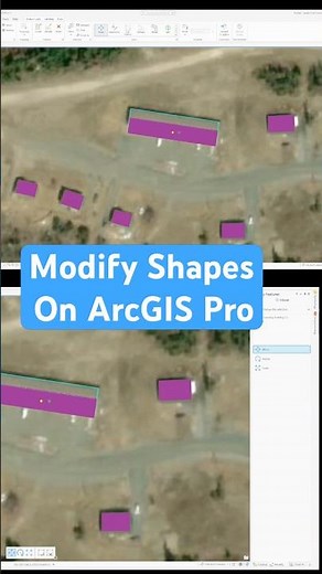 How to modify shapes in ArcGIS Pro ￼#shorts #mapping