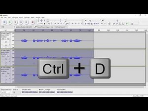 Alien voice tutorial with Audacity