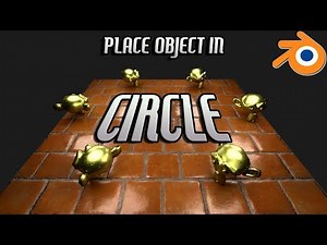 How to Place Object in Circle in Blender | #5