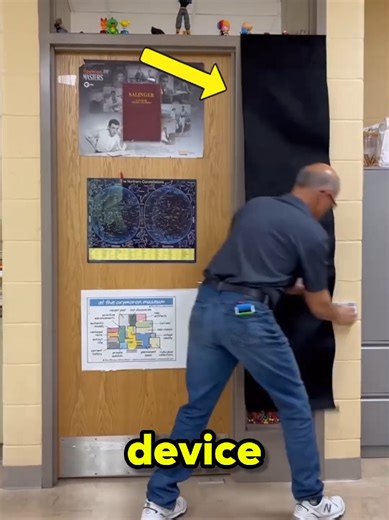 This Simple Device Protects Classrooms The NIGHTLOCK® Door Security Device is an interior door-bracing system that strengthens a door by anchoring it directly to the floor. Instead of relying on the door frame or lock, it transfers force downward, making forced entry much harder even if the main lock fails. #technology #interestingfacts #viral #inventions #education Credit: @nightlockdoorbarricade / IG