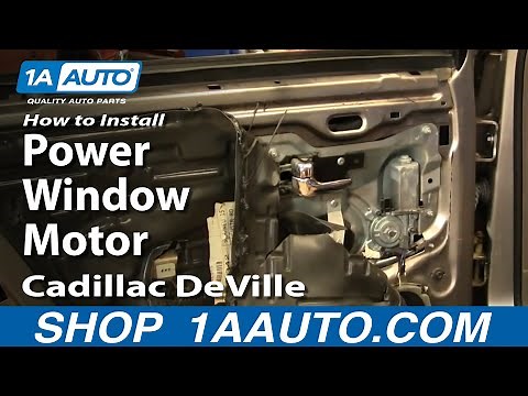 How to Replace Rear Power Window Motor 94-99 Cadillac Deville