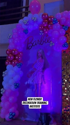 Balloon Stage Decor | New Flower Decoration Training Institute