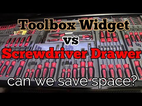 Toolbox Widget Modular Screwdriver Organizers and More