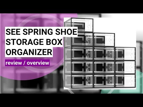 SEE SPRING Shoe Storage Box Review: Maximize Your Closet Space!