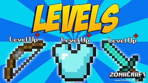 Levels Mod Para Minecraft 1.11.2/1.11/1.10.2/1.9.4/1.7.10 - ZonaCraft