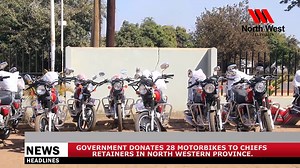 Government Donates 28 Motorbikes to Chiefs’ Retainers in North-Western Province The government has donated 28 motorbikes worth K938,000 to Chief’s retainers in North-Western Province to strengthen traditional leadership and improve rural project monitoring. Speaking during the handover, Ministry of Local Government and Rural Development Permanent Secretary for Technical Services, Nicholas Phiri, said the motorbikes remain government property and must be used under public service regulations. He 
