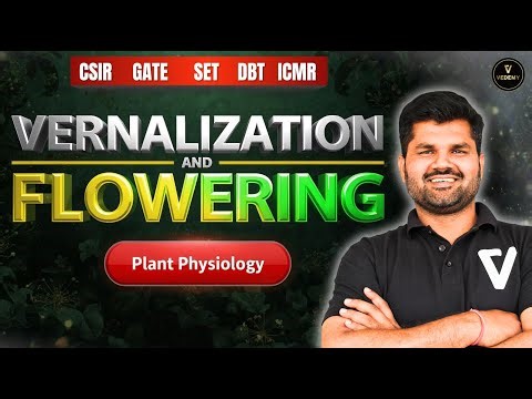 Vernalization & Flowering | L11 | Plant Physiology | Dr. Sanjay Yadav | CSIR | GATE | DBT |