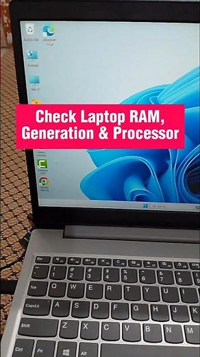 How to Check Laptop Generation, Processor And RAM in 10 SECONDS