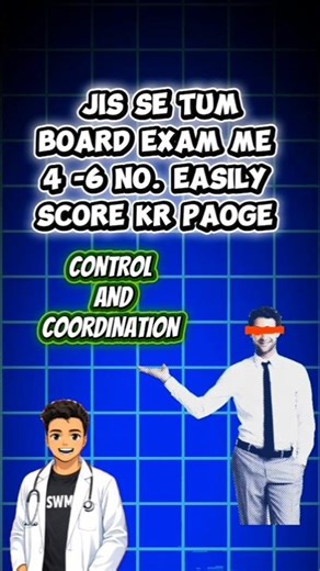 Control and Coordination Most Important Topics🔥|Class 10 Science Board 2026🔥#class10science #biology