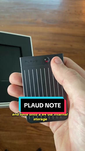 This is the PLAUD NOTE. The world’s first voice recorder powered by Chat GPT that can attach to your phone. Check it out #PlaudNote #ChatGPT #VoiceRecorder #ai #tech #technology