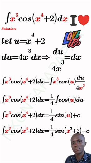 Solving a nice integration problem by u-substitution #calculus #integration #math #nkontapapapaa #viralreelsシ Solving math problems is crucial because it builds essential life skills like logical reasoning, analytical thinking, and creativity, training your brain to break down complex challenges into manageable steps, which is vital for everything from personal finance to advanced careers in STEM, and fosters a flexible mindset to tackle new problems effectively. It bridges theory and practice, 