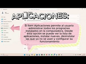 Explicación de los Ítems del Panel de Configuración de Windows 11