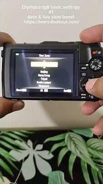 Olympus TG6 Basic Settings, Date and live view boost #1 ivansdivetour.com
