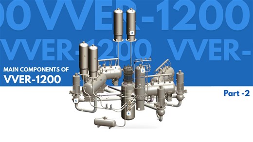 5.3K views · 75 reactions | Discover the key components of the VVER-1200!   Take a closer look at its key components with a detailed 3D breakdown. ⏩ In this video: ECCS Accumulator, explained. Stay tuned - we’ll explore the next component in our upcoming videos. ✨ #NUCLEAR #VVER1200 #3D #NuclearEnergy #PowerGeneration #EngineeringInsights | ROSATOM South Asia | Facebook