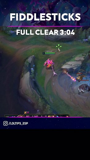 Fastest Full Clear with Fiddlesticks in League of Legends