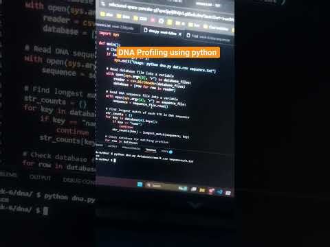 Find DNA using python - CS50 Dna problem