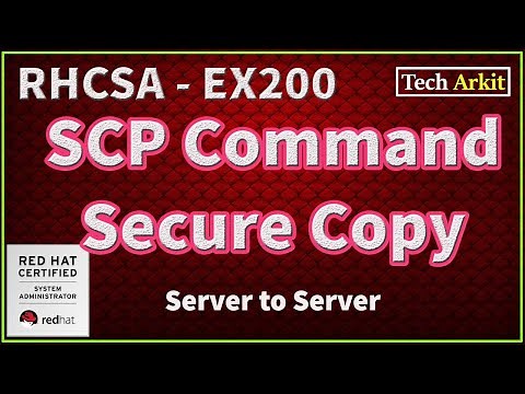 How to Copy Data Linux Server to Linux | scp command | RHCSA 8 Certification #41 | Tech Arkit