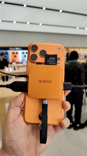 The most smarter HUB for 2026. ORICO M.2 Magnetic docking station. #orico #iphone17promax