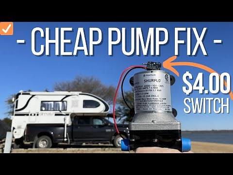 Cheap Shurflo Water Pump FIX! | Easy Repair | Shurflo 4008 Pressure Switch Replacement