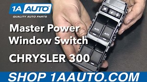 How to Replace Master Power Window Switch 2006-10 Chrysler 300
