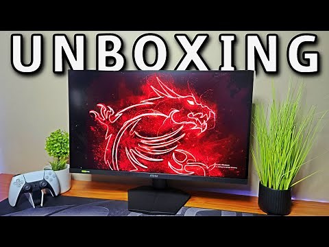 MSI G274F 27" Gaming Monitor - Unboxing And Setup