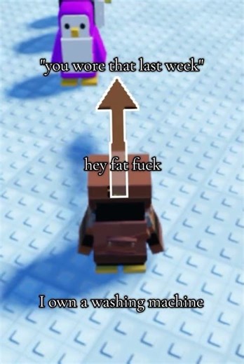 People gotta learn what a washing machine is #Roblox #Fyp #Viral
